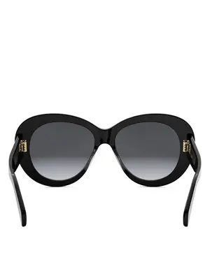 Celine Triomphe Butterfly Sunglasses, 55mm - Black/smoke