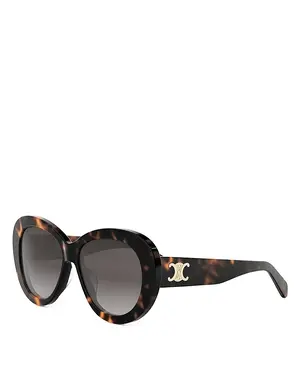 Celine Triomphe Butterfly Sunglasses, 55mm - Havana/brown