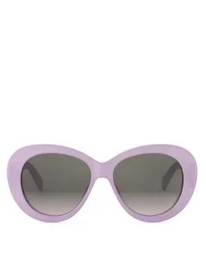 Celine Triomphe Butterfly Sunglasses, 55mm - Lilac/bordeaux