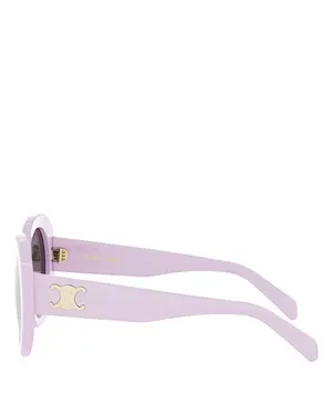 Celine Triomphe Butterfly Sunglasses, 55mm - Lilac/bordeaux