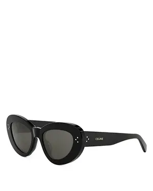 Celine Havana 3 Dots Cat Eye Sunglasses - Black/smoke