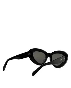 Celine Havana 3 Dots Cat Eye Sunglasses - Black/smoke