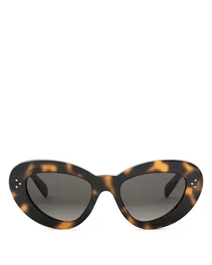 Celine Havana 3 Dots Cat Eye Sunglasses - Havana/brown