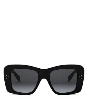 Celine Geometric Sunglasses, 53mm