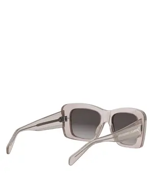 Celine Geometric Sunglasses, 53mm - Brown/brown