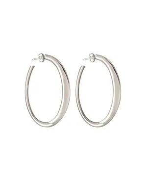 CXC Orbit Hoop Earrings - Silver