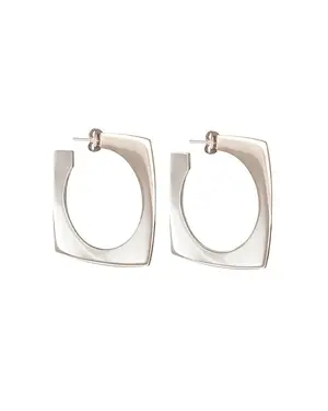 CXC Aldaba Slim Hoop Earrings