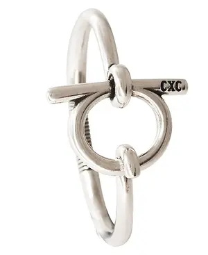 CXC Omega Mini Bangle Bracelet - Silver