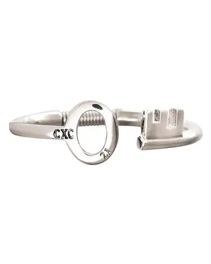 CXC Key Bangle Bracelet - Silver