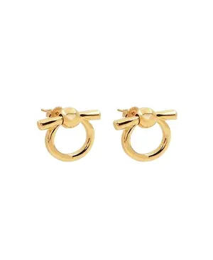 CXC Mini Omega Clip-on Earrings - Gold