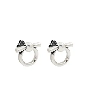 CXC Mini Omega Clip-on Earrings - Silver