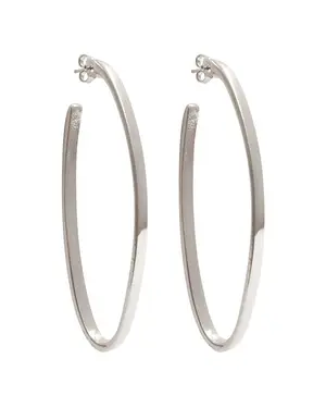 CXC Oasis Hoop Clip-on Earrings - Silver