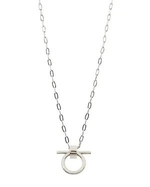 CXC Pendant Necklace - Silver