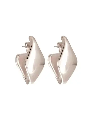 CXC Stud Earrings - Silver