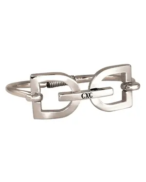 CXC Dc Stirrup Bracelet - Silver