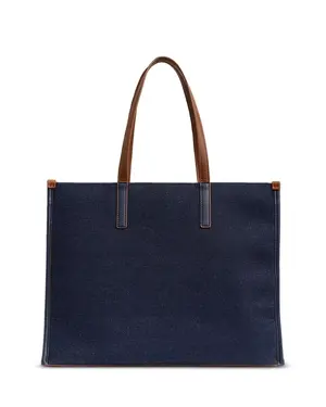 REISS Lala Logo Tote - Blue