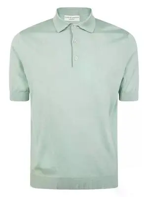 FILIPPO DE LAURENTIIS Knitted Polo Shirt Green