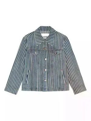 Ganni Striped Jackets For Women
