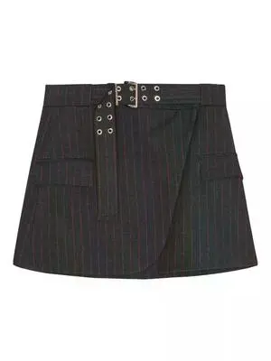 GANNI Belted Mini Skirt
