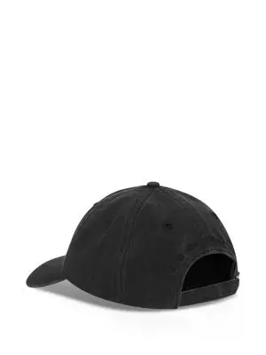 GANNI Logo-embroidered Cap - Black