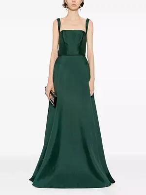 Amsale Square-neck Gown