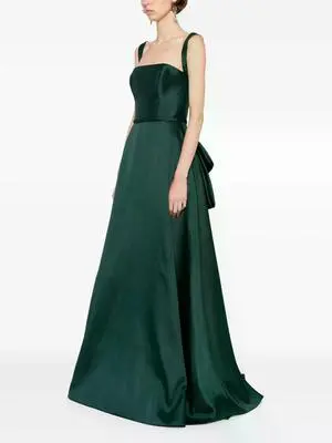 Amsale Square-neck Gown