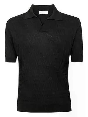FILIPPO DE LAURENTIIS Knitted T-shirt - Black