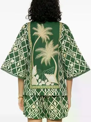 Verandah Palm Print Tunic
