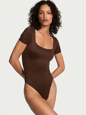 Victoria's Secret Square-neck Bodysuit - Brown