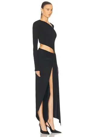 Alexandre Vauthier Asymmetrical Maxi Dress
