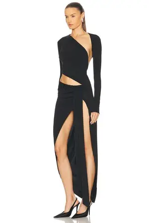 Alexandre Vauthier Asymmetrical Maxi Dress