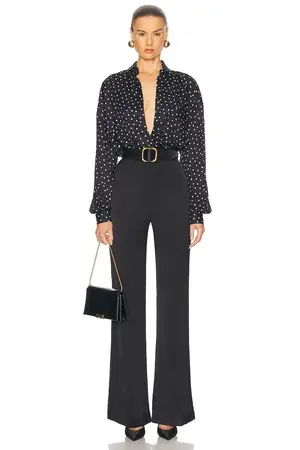 Alexandre Vauthier Polka Dot Button Down Top