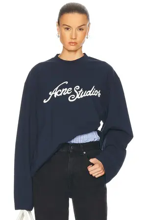Acne Studios Crew Sweater - Deep Blue