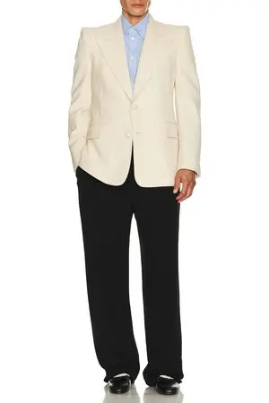 Valentino Garavani Blazer Jacket In Cream
