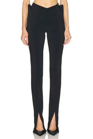 Mugler Zip Up Pants For Women