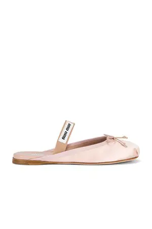 Miu Miu Round Toe Mules Clogs For Women