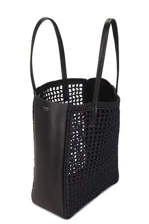 Khaite Zoe Patchwork Raffia Tote Bag