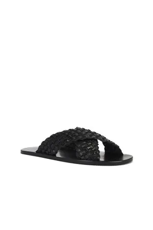 Saint Laurent Party Flat Sandal