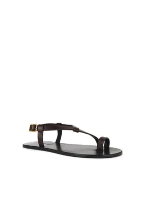 Saint Laurent Party Flat Sandal