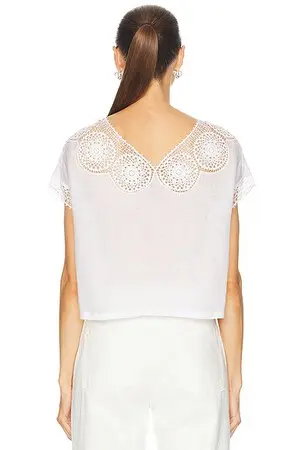 NILI LOTAN Caila Top - Ivory