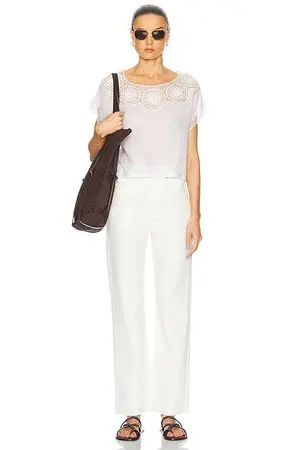 NILI LOTAN Caila Top - Ivory