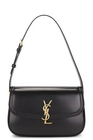 Saint Laurent Small Solferino Shoulder Bag - Nero