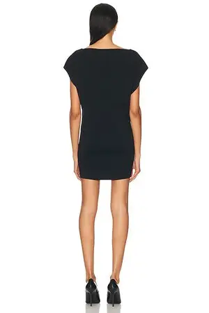 EAVES Rebecca Mini Dress - Black