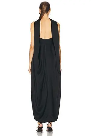 Alexandre Vauthier Crepe Satin Maxi Dress