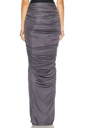 Atlein Ruched Long Skirt