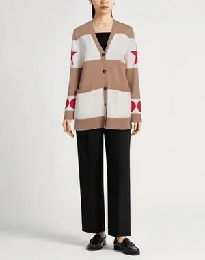 Max Mara Cardigan In Wool And Cashmere - Beige