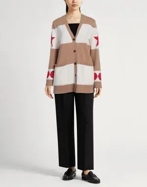 Max Mara Cardigan In Wool And Cashmere - Beige