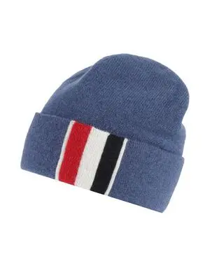 Thom Browne Merino Wool Beanie - Blue