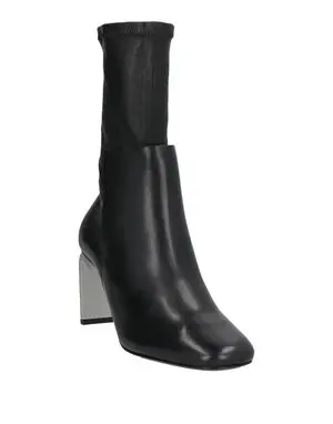 JIL SANDER Leather Sock Ankle Boots
