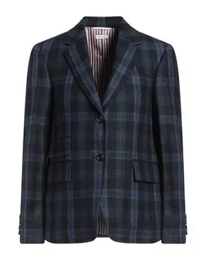 Thom Browne Single-breasted Tartan Blazer